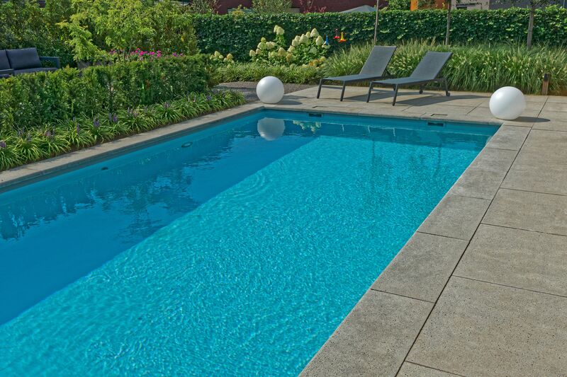 Schellevis zwembadrand recht 5x40x100 carbon* | Wassink bestratingen